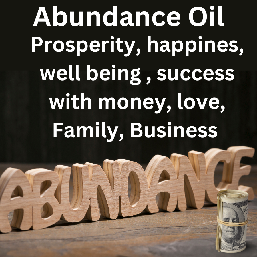 Abundance Oil With CItrine Crystals | Manifest Shop USA